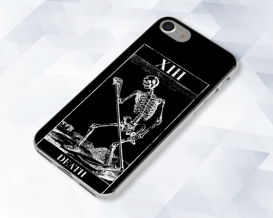 Tarot Iphone Case Goth Skull Iphone 11 Pro XR X 8 Plus 7 | Etsy