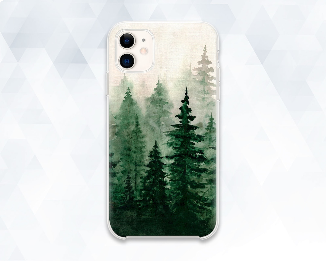 Nature iPhone Case Green Trees iPhone 13 Max 12 11 XR Case for Men ...