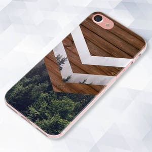 Nature iPhone Case Men Tree iPhone XR Xs 8 7 6 Geometric Wood Case for ...