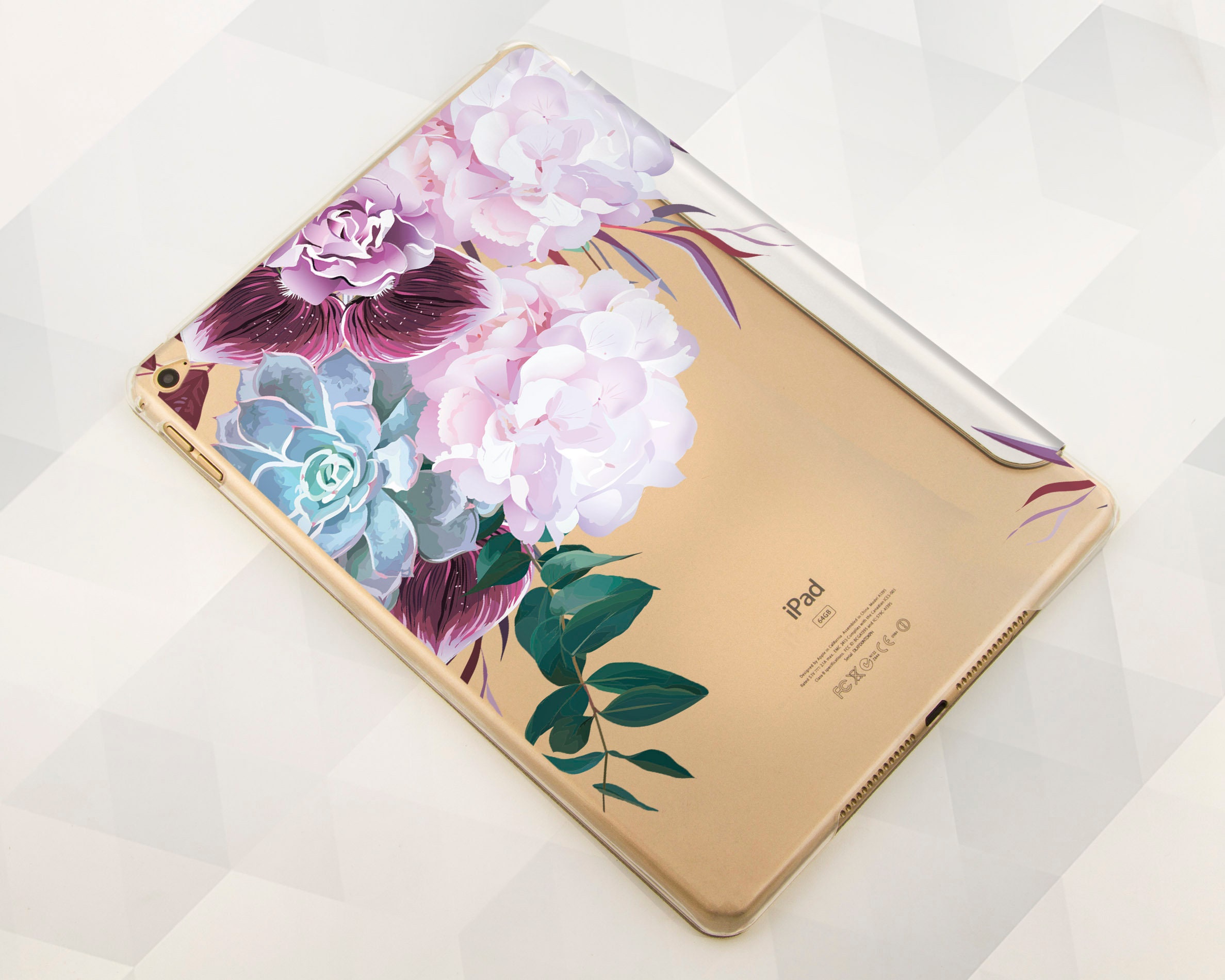 Floral Ipad Case Girl Flowers Ipad 9.7 6th Gen 2018 Cute | Etsy