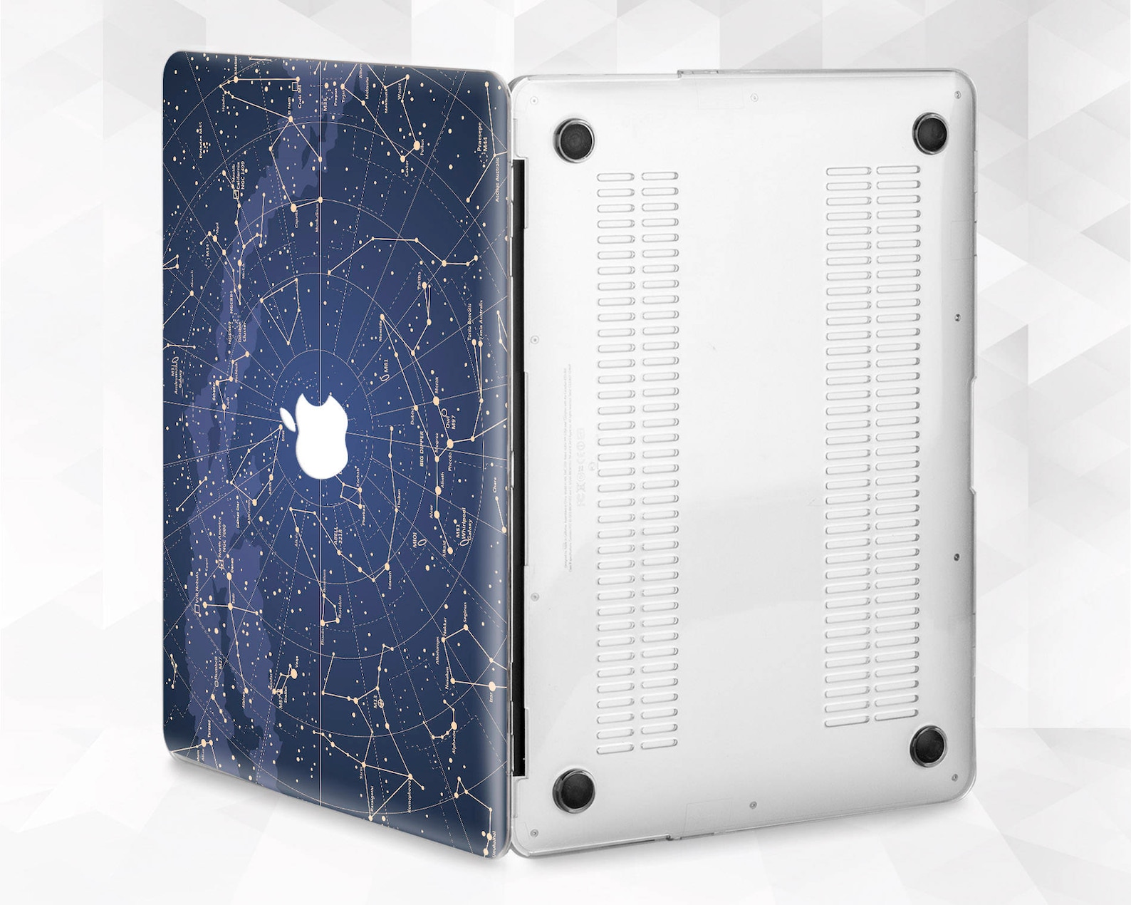 Stars MacBook Case Blue Map MacBook Pro 13 Inch 2018 Air 13 11 Pro 15 ...