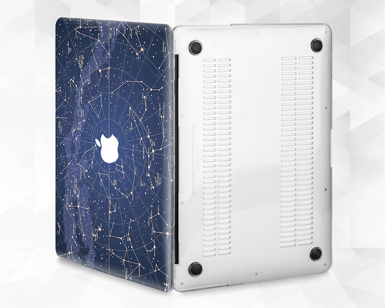 Stars Macbook Case Blue Map Macbook Pro 13 Inch 2018 Air 13 11 - Etsy