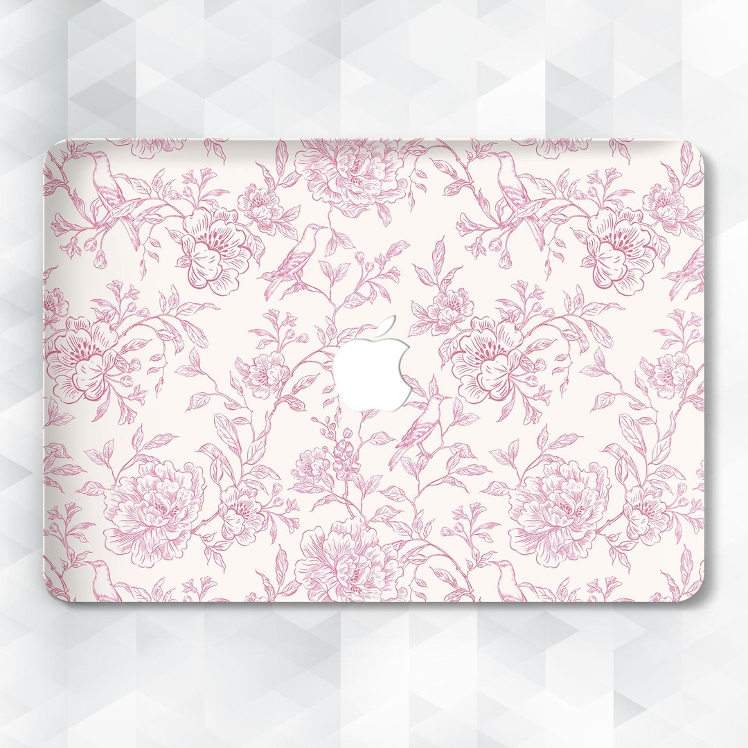 Aesthetic MacBook Case Pink Flowers MacBook Pro 13 14 16 Inch Air 13 15 ...