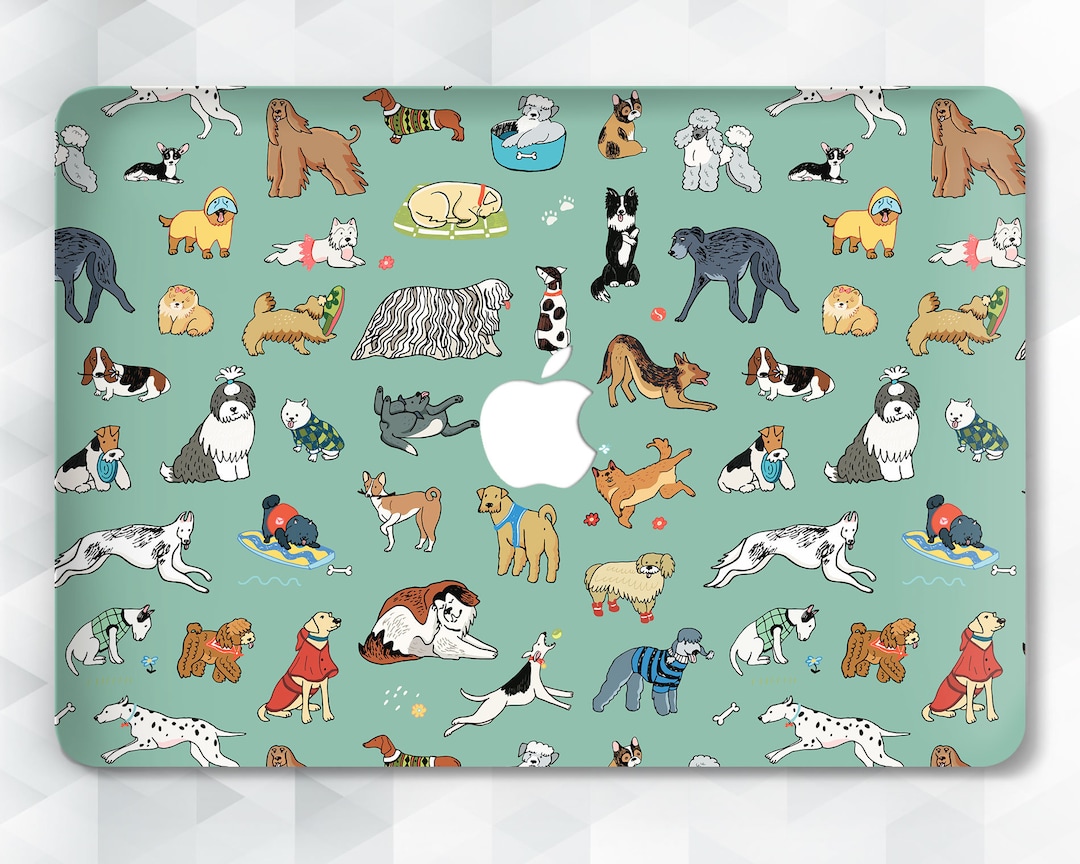 Dogs MacBook Case Cute Funny MacBook Pro 14 13 16 Air 13 2022 M2 12 15 ...
