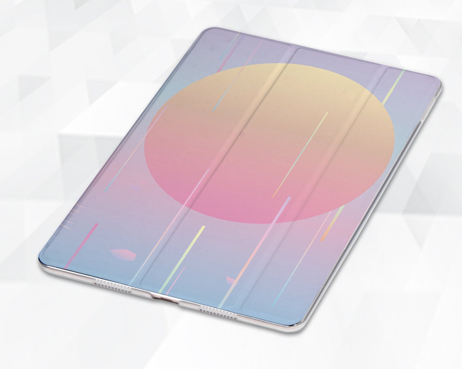 Vaporwave iPad case Retro Tropical iPad 9.7 10.2 Girls Cute | Etsy