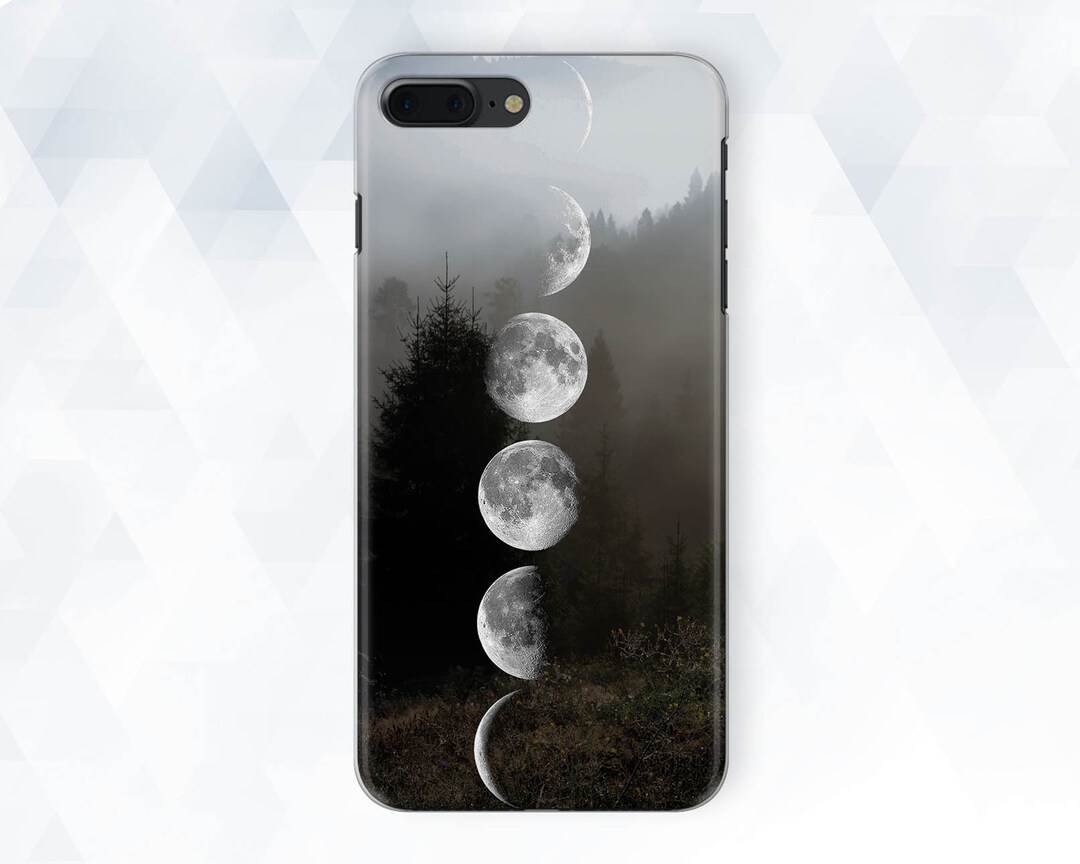 Nature iPhone Case Moon Men iPhone 11 Pro XR X 8 7 Trees Outdoors Case ...