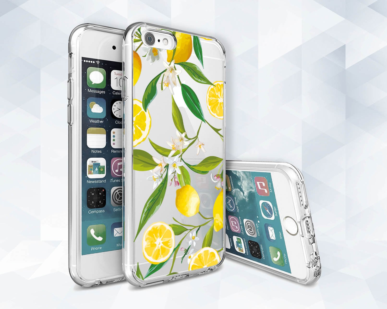 Lemon Iphone Case Girl Flowers Iphone XR Xs 8 7 Cute Floral - Etsy