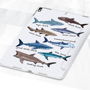 Nature iPad Case Ocean Animals iPad Air 5 iPad 10th 9th Pro 12.9 11 10. ...