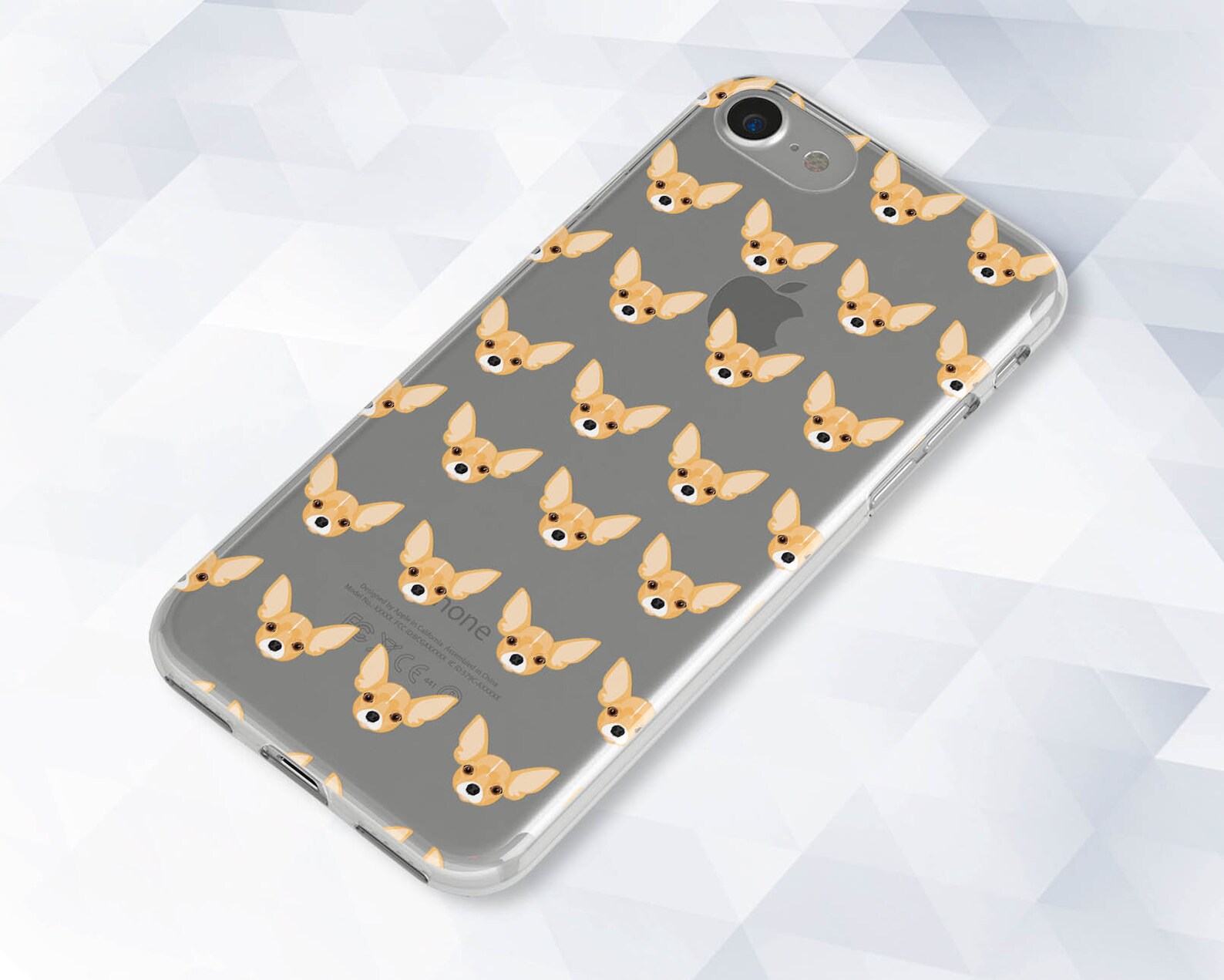 Dog iPhone case Cute Kawaii iPhone XR Xs Max 8 7 6 Clear Girl | Etsy