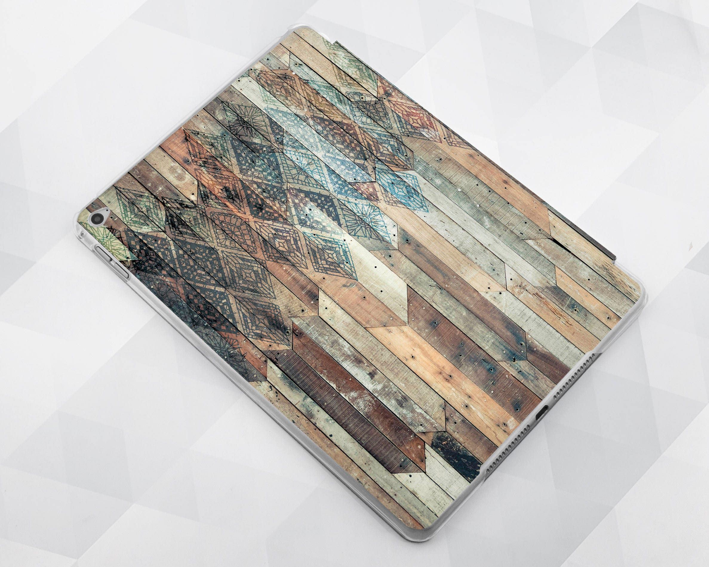 Wood Ipad Case Geometric Tree Ipad 9.7 6th Gen 2018 Girl Men | Etsy