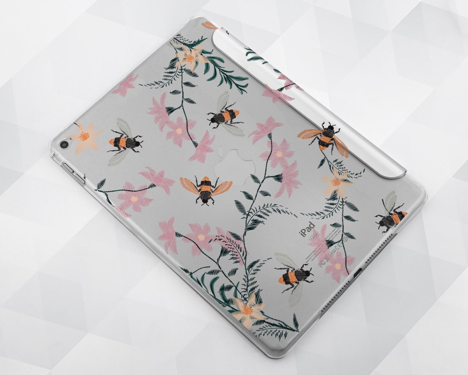 Bee Ipad Case 6th Gen Floral Girl Ipad 9.7 2018 Cute Flowers | Etsy
