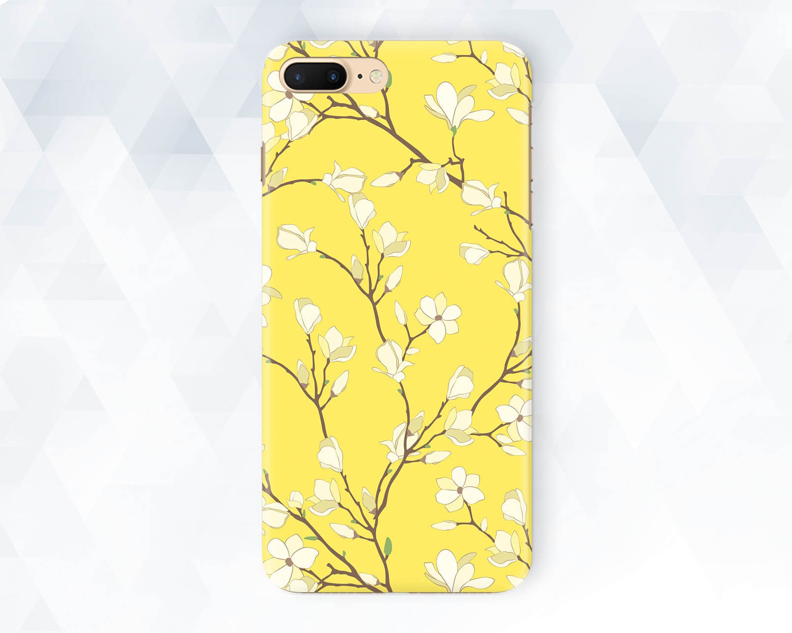 Flowers iPhone case Yellow Floral iPhone XR Xs 8 7 6 Girl Cute | Etsy
