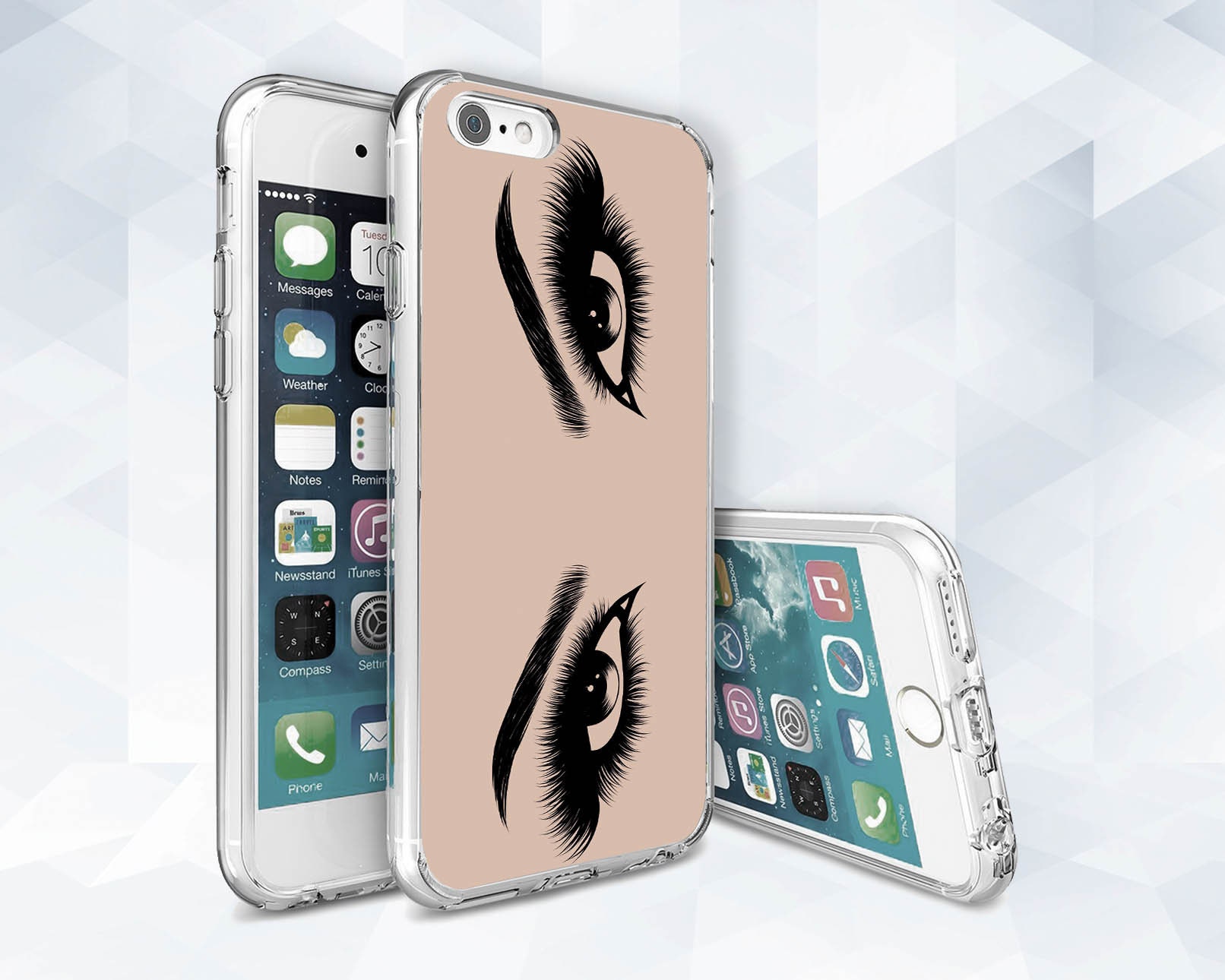 Girl iPhone case Eyes Queen iPhone XR Xs 8 7 6 Cute Aesthetic | Etsy