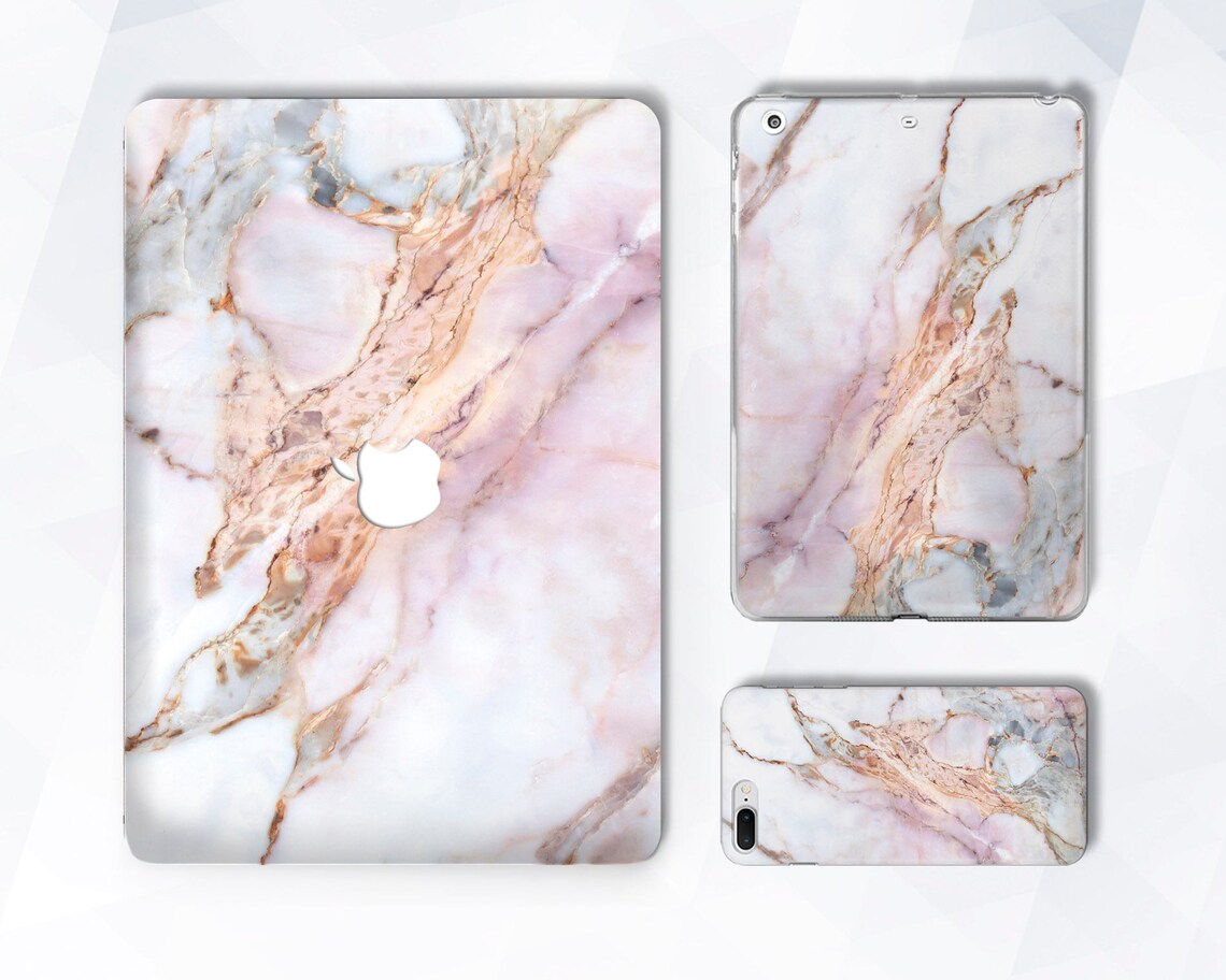 Marble Macbook Case Pink Marble Macbook Pro 13 Inch 2018 Air - Etsy