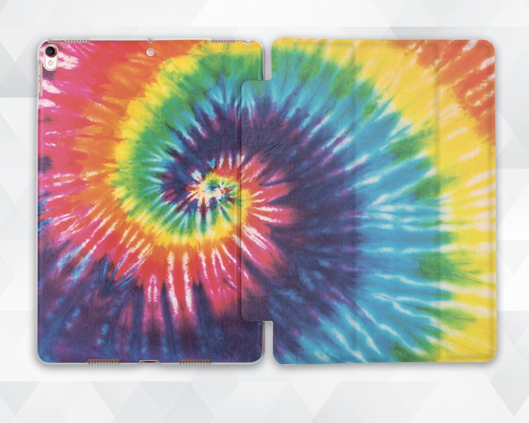 Retro iPad Case Art Rainbow iPad 9.7 10.2 7th Vintage Design iPad Pro ...