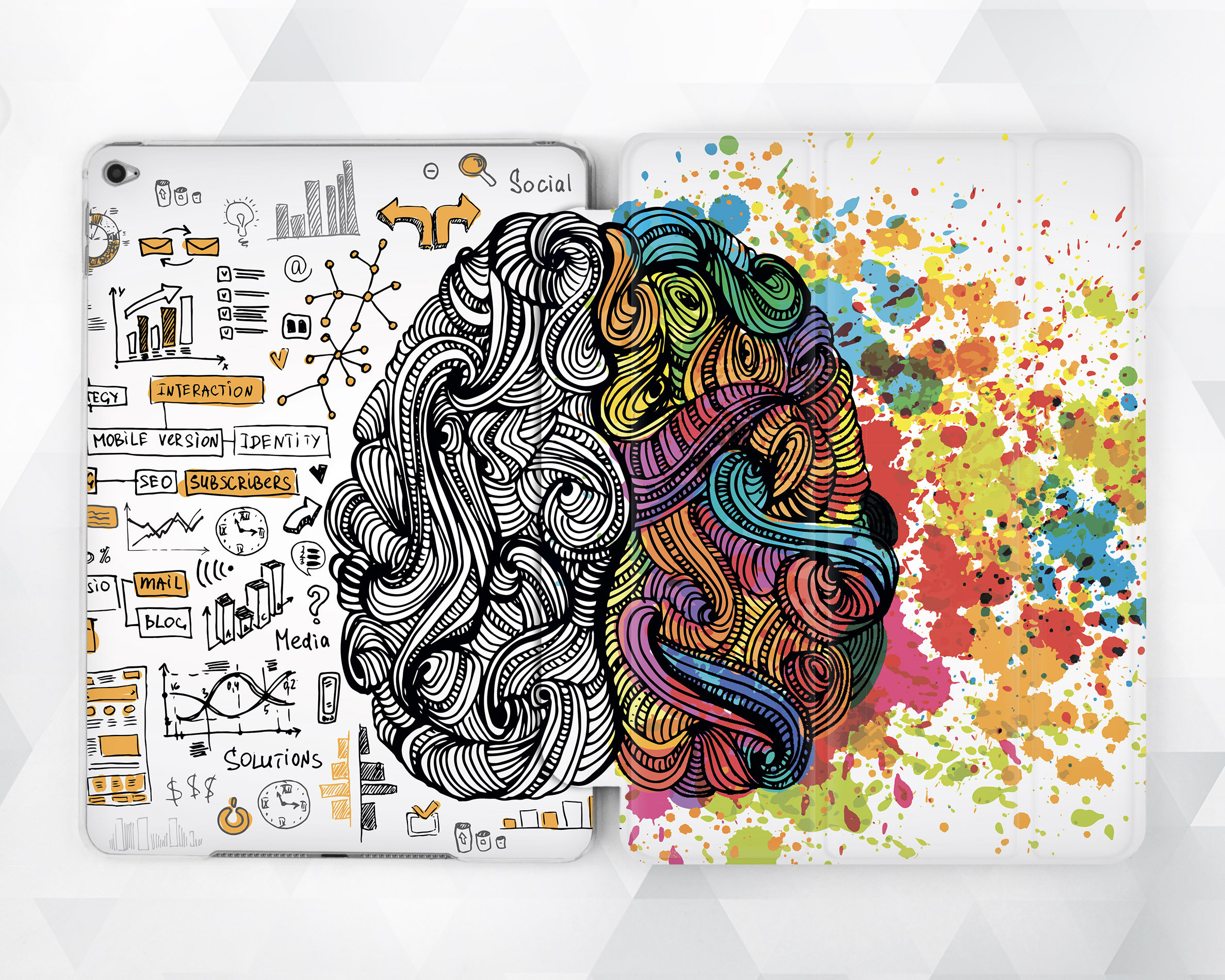 Brain Ipad Case Boys Men Ipad 9.7 6th Gen 2018 Science Nerd | Etsy