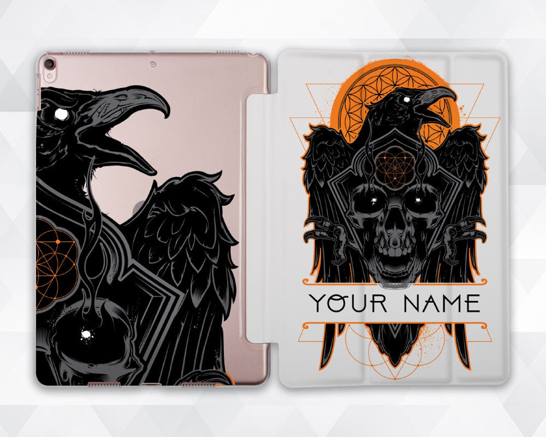 Horror iPad Case Name Skull iPad 9.7 6th Gen 2018 Personalized - Etsy