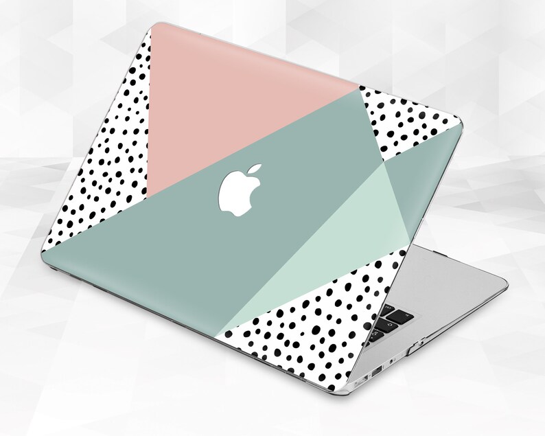 Girly Macbook Case Geometric Art Macbook Pro 13 16 Air 13 2020 - Etsy