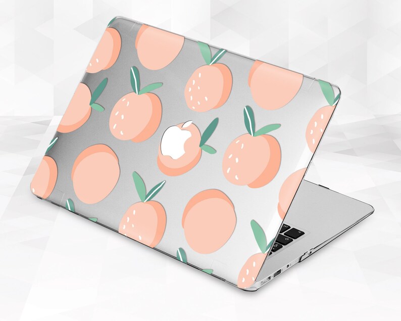 Peach Macbook Case Cute Girl Macbook Pro 13 Inch 2018 Air 13 - Etsy