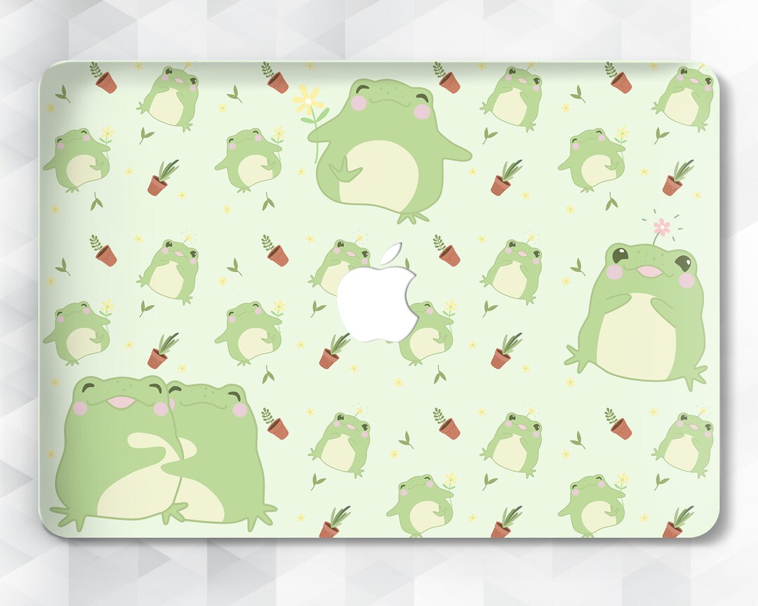 Frogs MacBook Case Kawaii Green MacBook Pro 14 13 16 Air 13 2021 12 15 ...