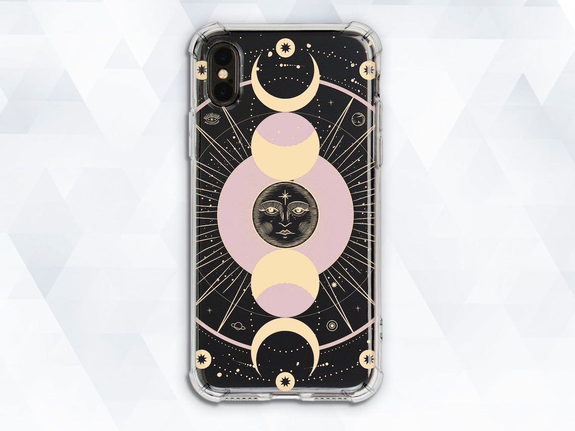 Moon Iphone Case Stars Girls Iphone 11 Pro XR X 8 7 Celestial | Etsy