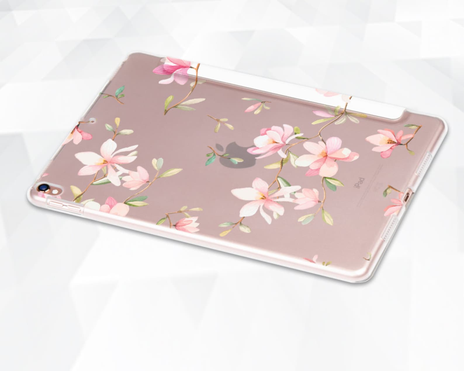Flowers iPad Case Girl Cute iPad 9.7 10.2 8th Pro 11 10.5 12.9 Air 4 3 ...
