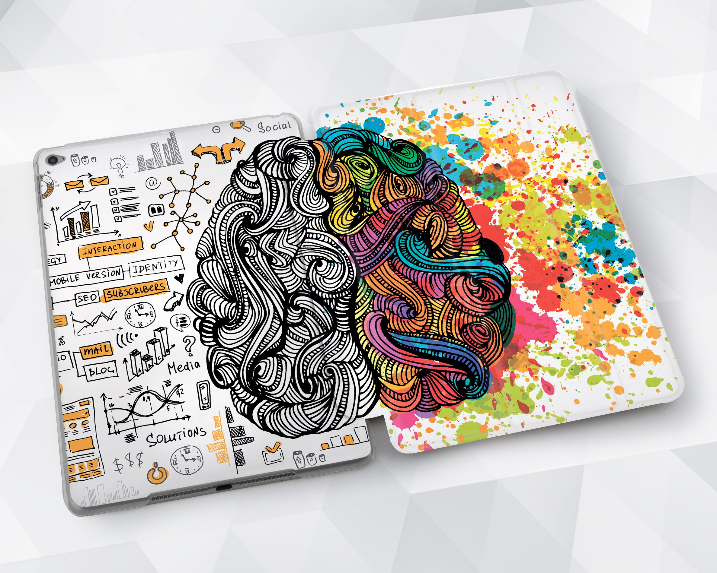 Brain Ipad Case Boys Men Ipad 9.7 6th Gen 2018 Science Nerd | Etsy