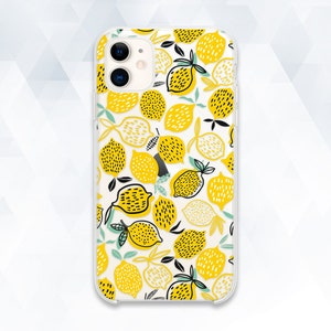 Lemons iPhone Case Yellow Kawaii iPhone 11 Pro XR X 8 Plus 7 Girls Cute ...