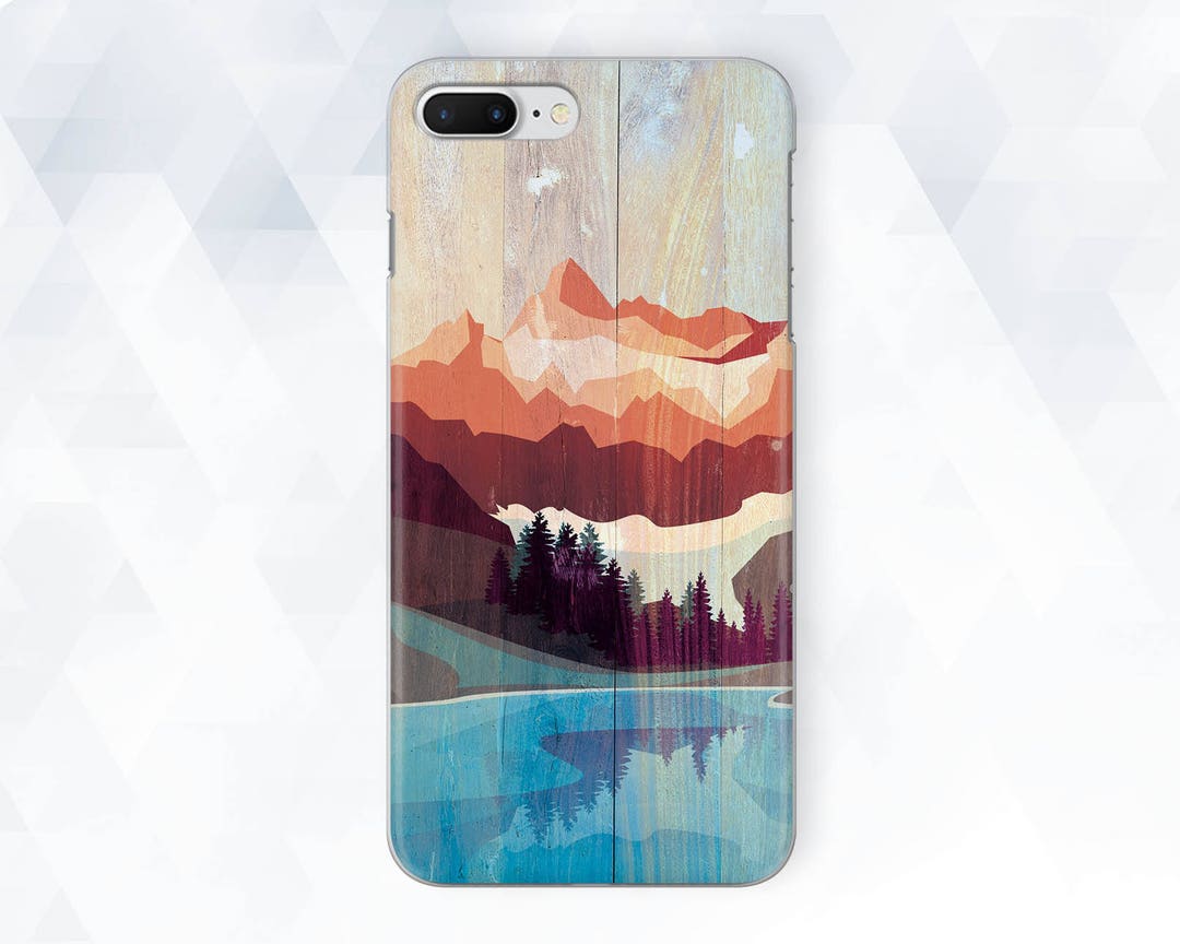 Nature iPhone Case Mountains Men iPhone XR Xs 8 7 6 Tree Girl Case for ...