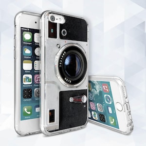 Vintage iPhone Case Camera Men iPhone XR Xs 8 7 6 Black Retro Case for ...