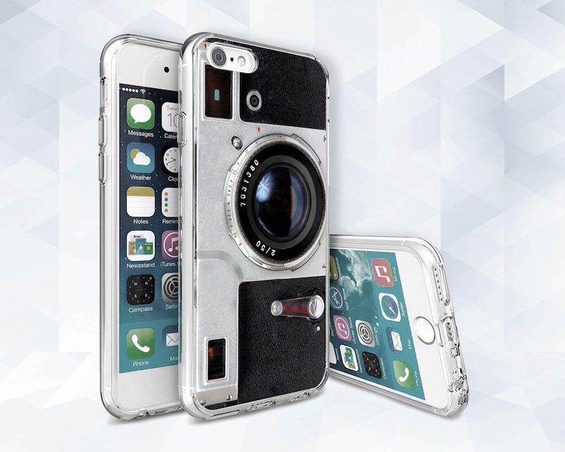 Vintage iPhone case Camera Men iPhone XR Xs 8 7 6 Black Retro | Etsy