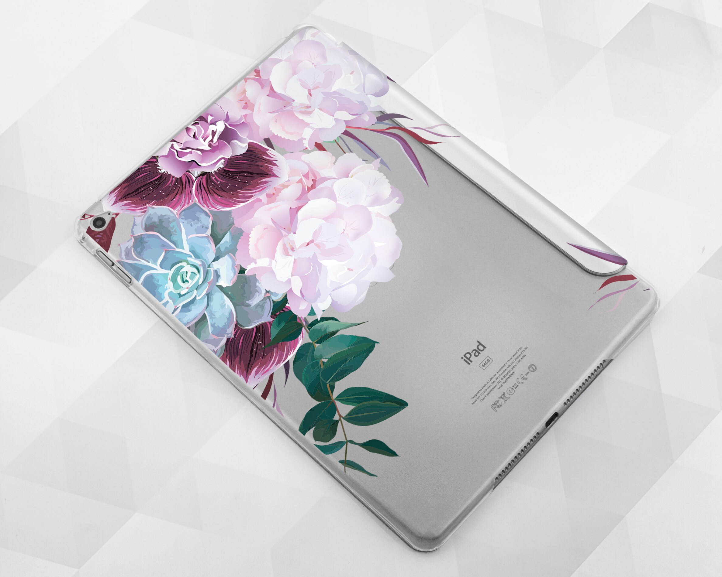 Floral Ipad Case Girl Flowers Ipad 9.7 6th Gen 2018 Cute | Etsy