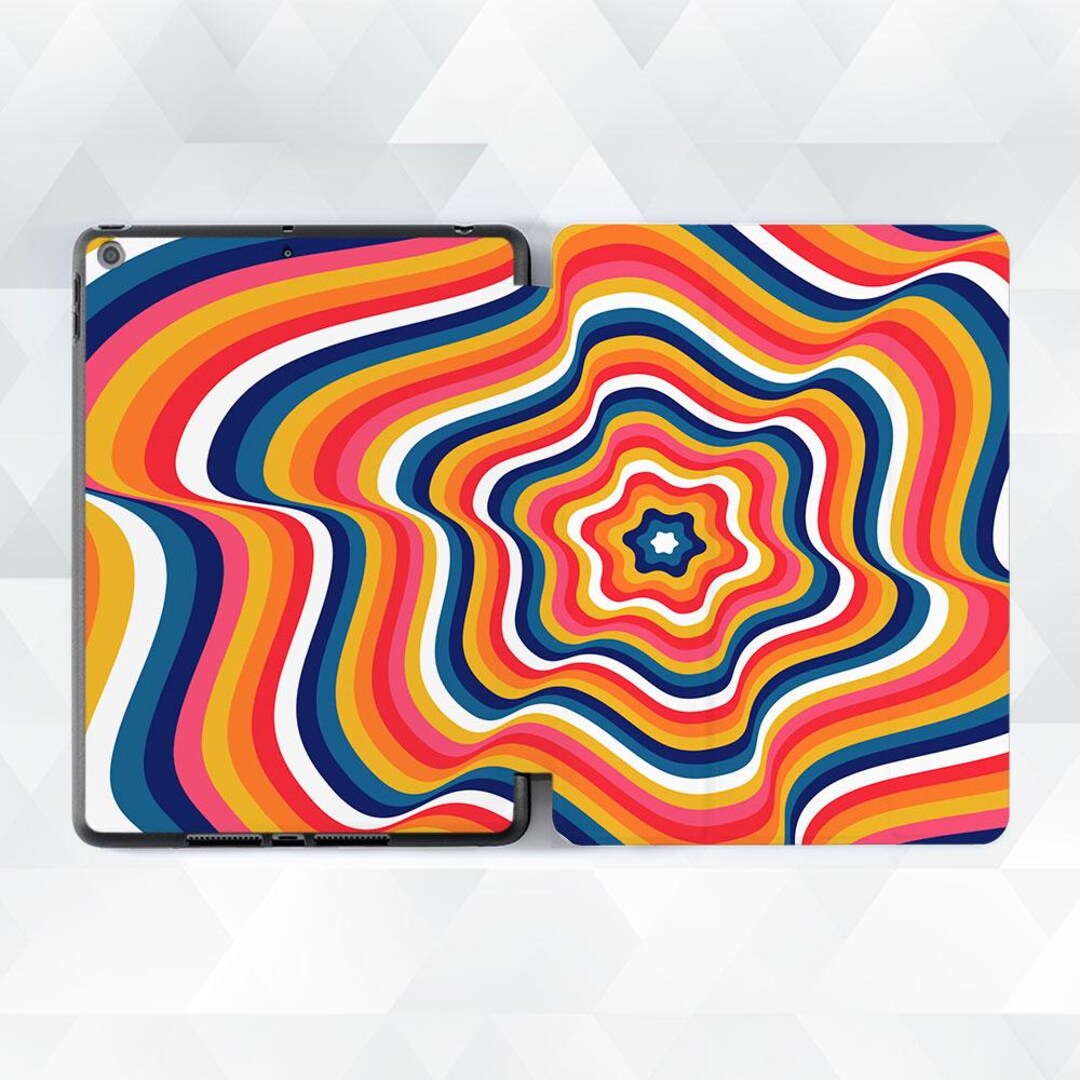 Retro iPad Case Aesthetic 70s iPad Air 5th iPad 10th 9th Pro 12.9 11 10 ...