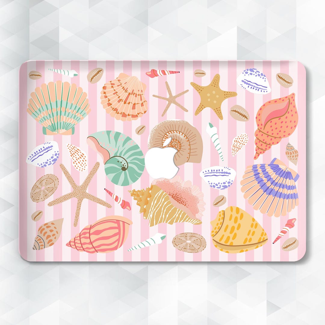Ocean MacBook Case Cute Shells MacBook Pro 13 14 16 Air 13 15 Inch M2 ...
