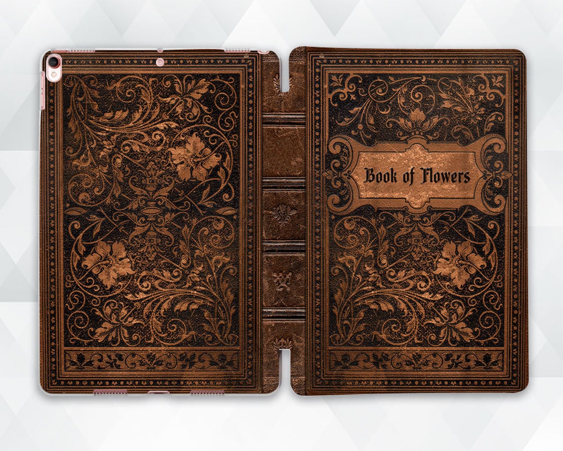 Book iPad Case Aesthetic Retro iPad 10.2 9th 9.7 Pro 11 10.5 12.9 Air 5 ...