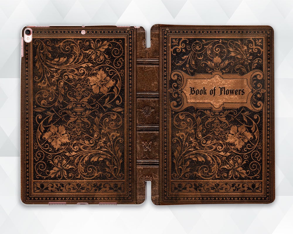 Book iPad Case Aesthetic Retro iPad 10.2 9th 9.7 Pro 11 10.5 12.9 Air 5 ...