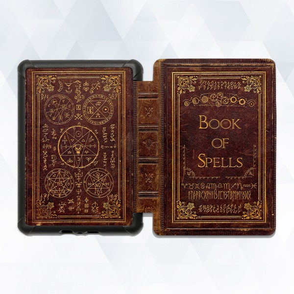Book of Spell Kindle Cover - Etsy