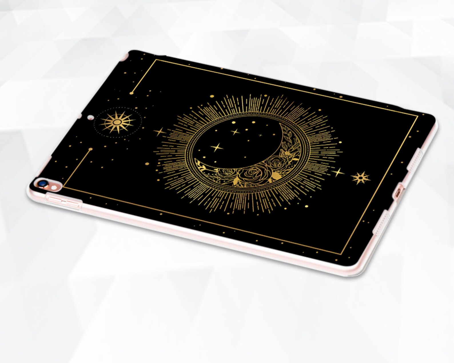 Moon Ipad Case Vintage Stars Ipad 9.7 10.2 7th Gold Night Ipad - Etsy