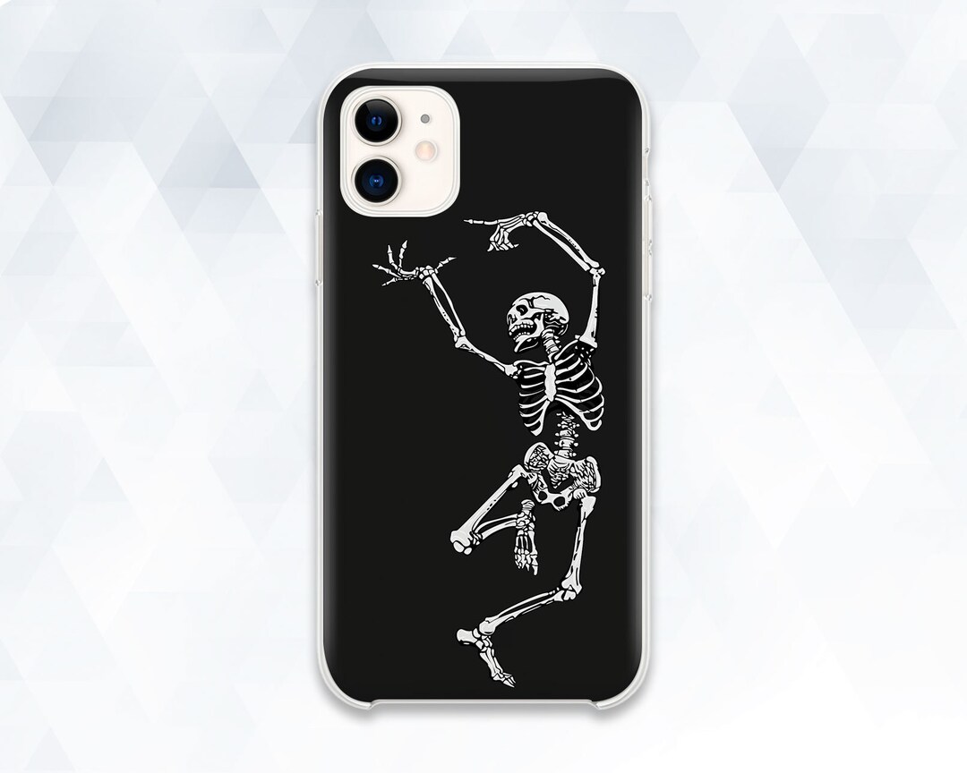 Skeleton iPhone Case Aesthetic Goth iPhone 13 12 11 XR Case Dance ...