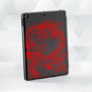 Japanese iPad Case Aesthetic Dragon iPad 10.2 9th Pro 11 12.9 10.5 Air ...