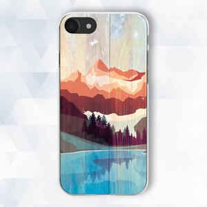 Nature iPhone Case Mountains Men iPhone XR Xs 8 7 6 Tree Girl Case for ...