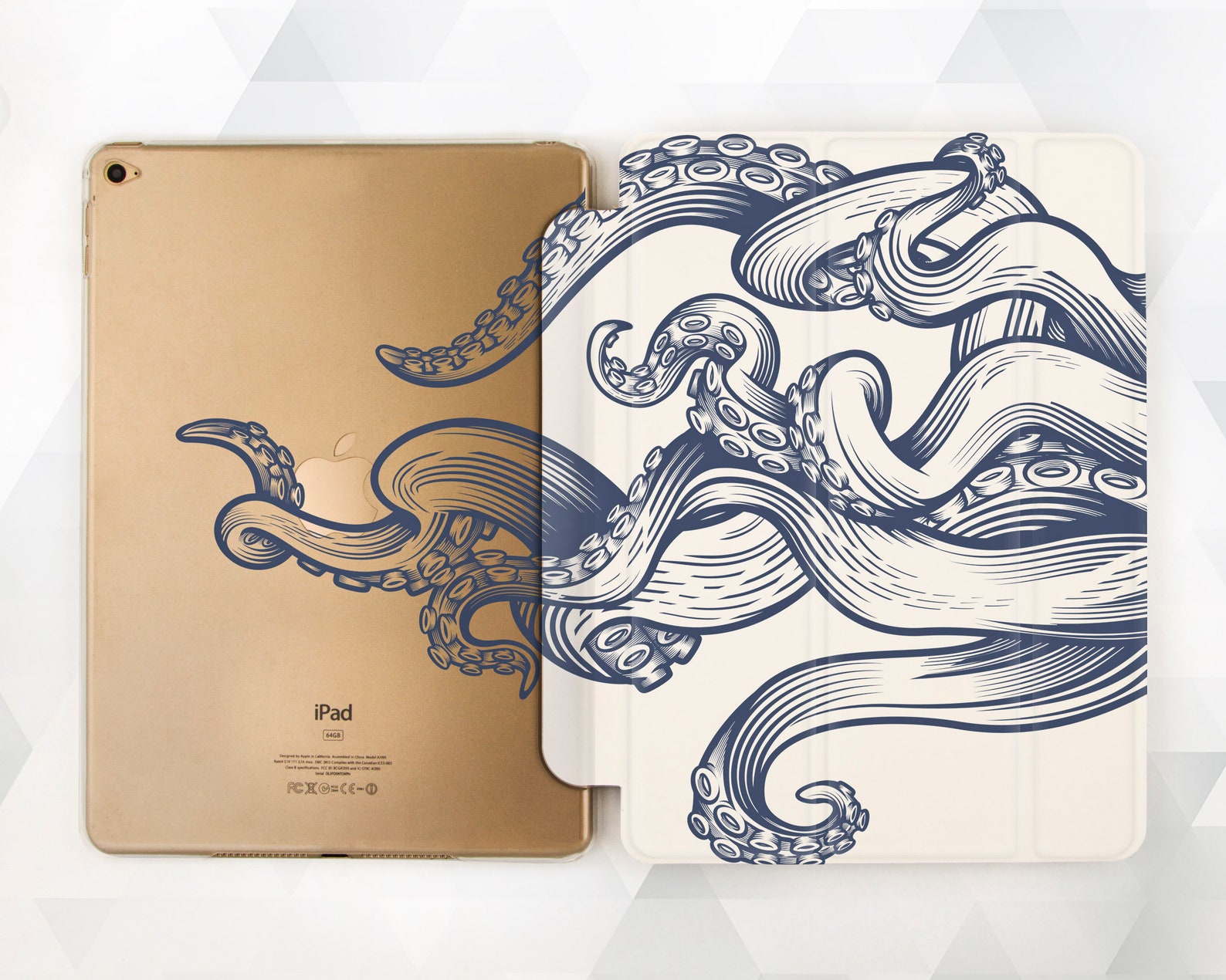 Octopus Ipad Case 6th Gen Ocean Animal Ipad 9.7 2018 Men Kids | Etsy
