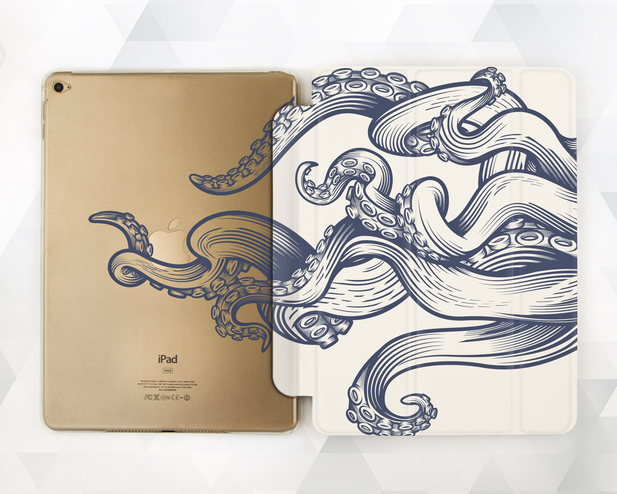 Octopus Ipad Case 6th Gen Ocean Animal Ipad 9.7 2018 Men Kids | Etsy