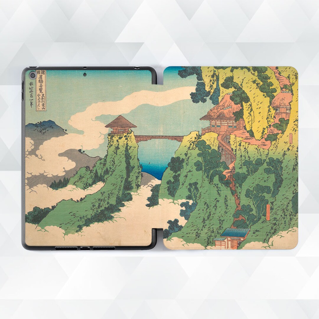 Japan iPad Case Aesthetic Art iPad Air 5 iPad 10th Pro 12.9 11 10.2 10. ...