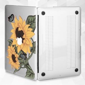 Sunflower MacBook Case Floral Cute MacBook Pro 13 16 15 Air 13 2020 ...