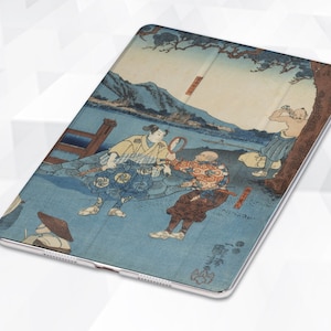Japan iPad Case Vintage Art iPad 9.7 6th 10.2 7th Gen Girl Men iPad Pro ...