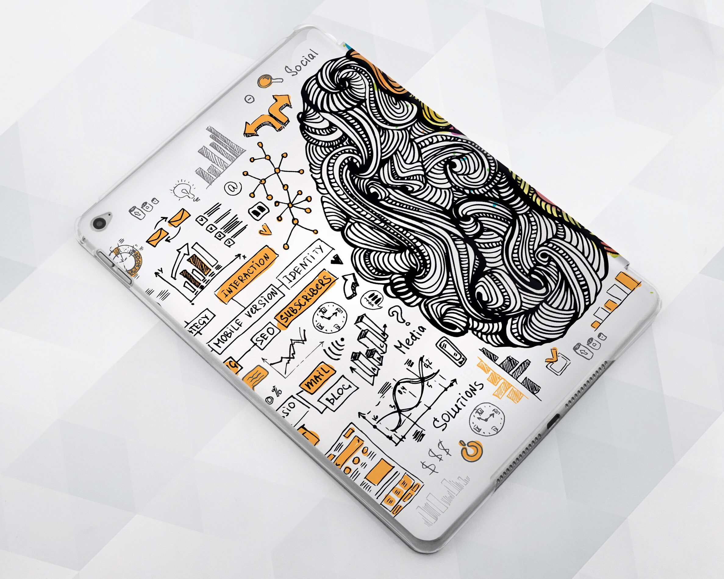 Brain Ipad Case Boys Men Ipad 9.7 6th Gen 2018 Science Nerd | Etsy