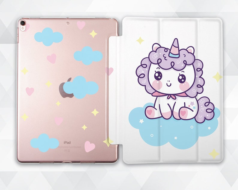 Unicorn Ipad Case Cute Kawaii Ipad 9.7 10.2 7th Girls Kids - Etsy