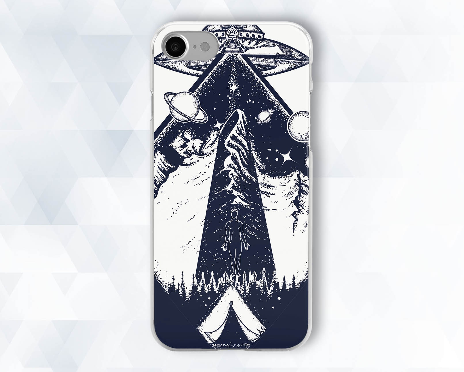 Alien iPhone case Space Men iPhone XR Xs 8 7 Nature Stars case | Etsy