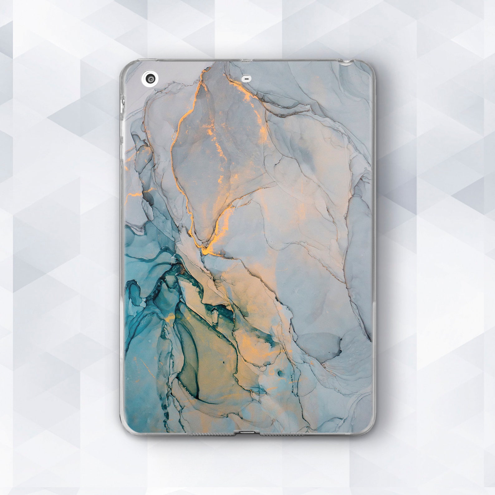 Marble Ipad Case Blue Marble Ipad 9.7 6th Gen Marble Stone - Etsy